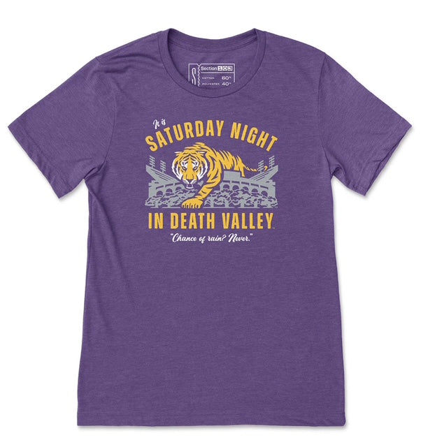LSU Tigers Section 103 Saturday Night in Death Valley – Purple & Gold ...